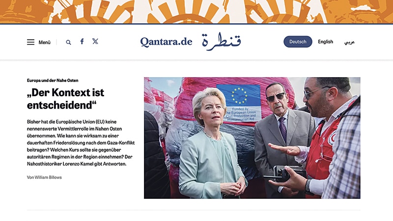 Qantara.de läuft seit Juli mit einem neuen Team – Islamische Zeitung